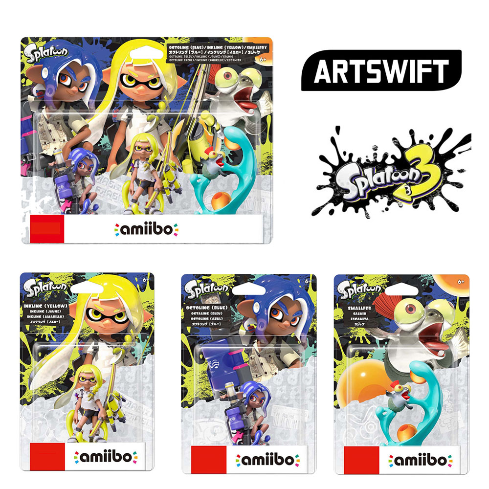 Brand New Original NFC Figure Amiibo Inking Octoling Smallfry Splatoon ...