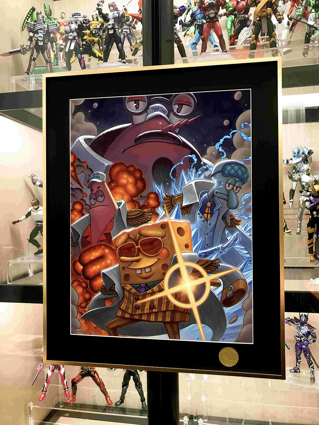 Bikini Bottom Marines Admirals Decorative Painting - SpongeBob ...