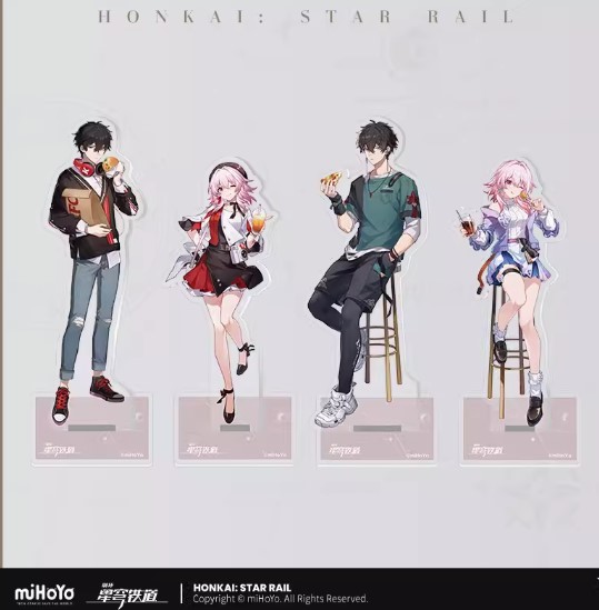 HSR x KFC x Food Fest Acrylic Stand [Original Honkai Official Merchandise]