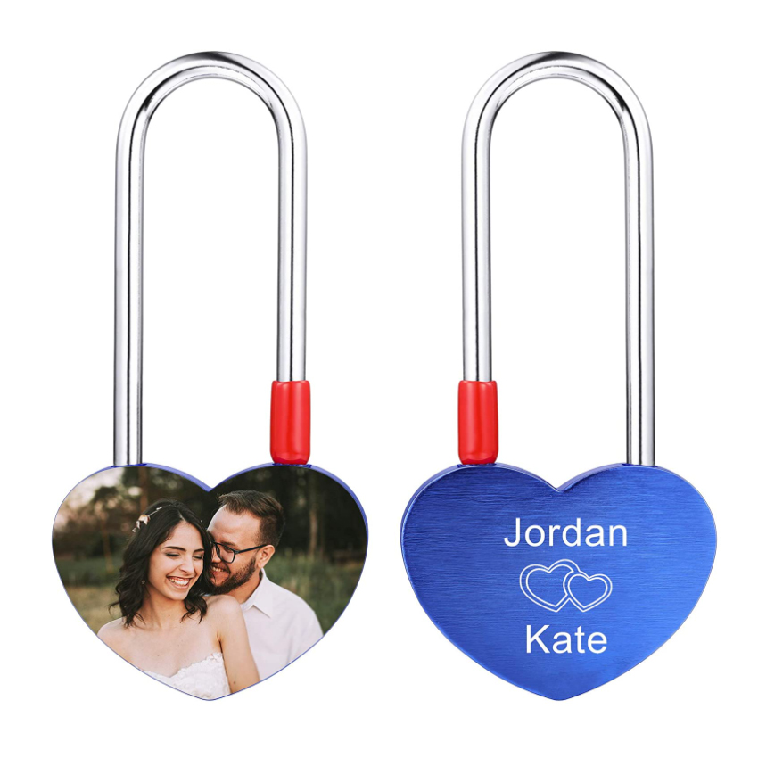 Personalized Love Lock Engraved Love Lock Custom Names Padlocks Gifts ...