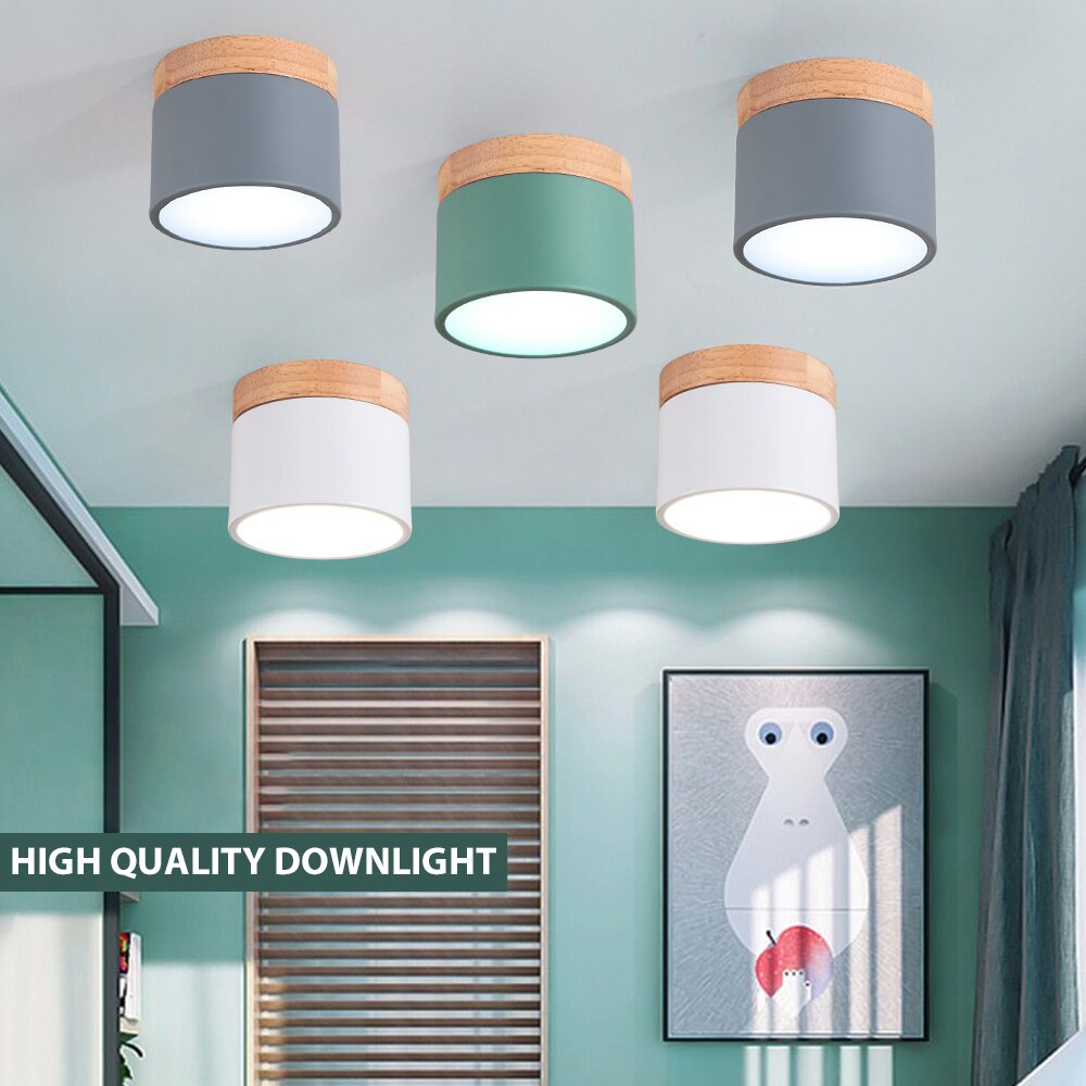 Ceiling Lamp Nordic Round diameter 9cm corridor Aisle small Cylindrical ...