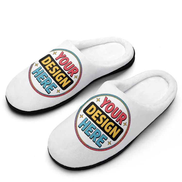 Customizable All-Over Print Women’s Cotton Slippers for Cozy Comfort ...