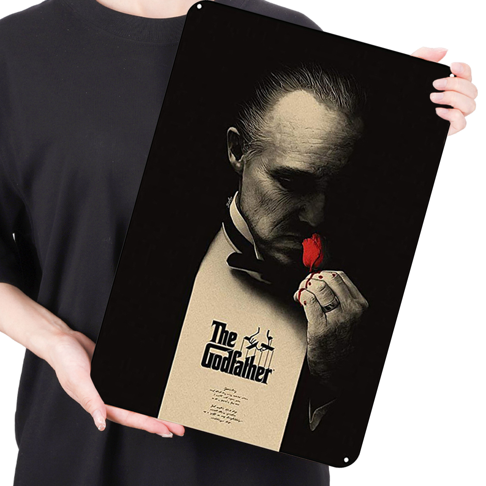 American Movies - The Godfather - Metal Tin Signs (8*12Inch)