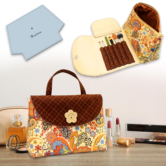 Simple Cute Handbag Templates Set-With Tutorial