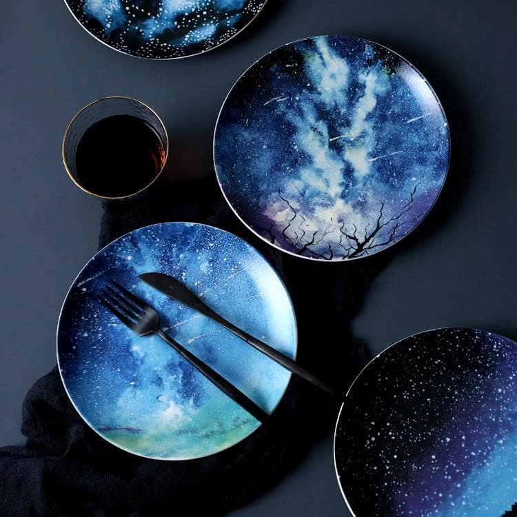 Creative Galaxy Ceramic Plate Dish SP13787