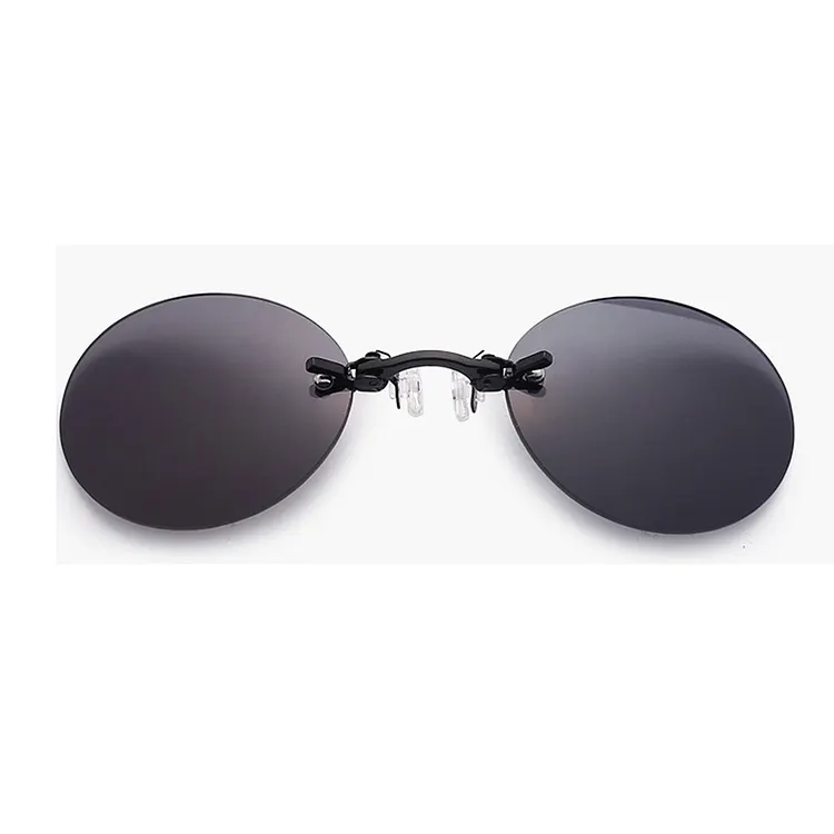 Matrix Neo Style Polarized Sunglasses Ultralight Rimless Men Driving ...