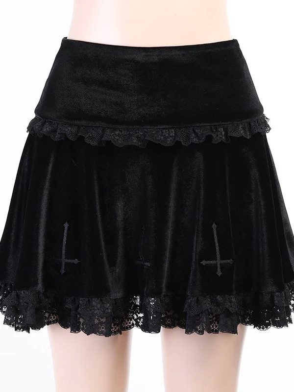 Vintage Lace Paneled Drawstring Long Lace Bell Sleeve Corset + Lace ...