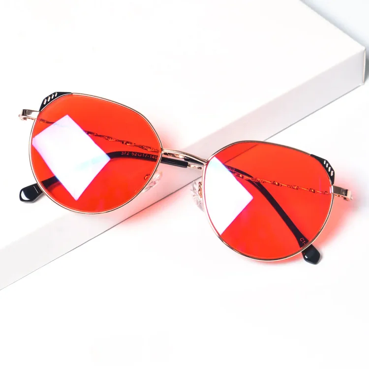 Good Sleep Blue Light Blocking Glasses Men Women Red Lenses Anti Green ...
