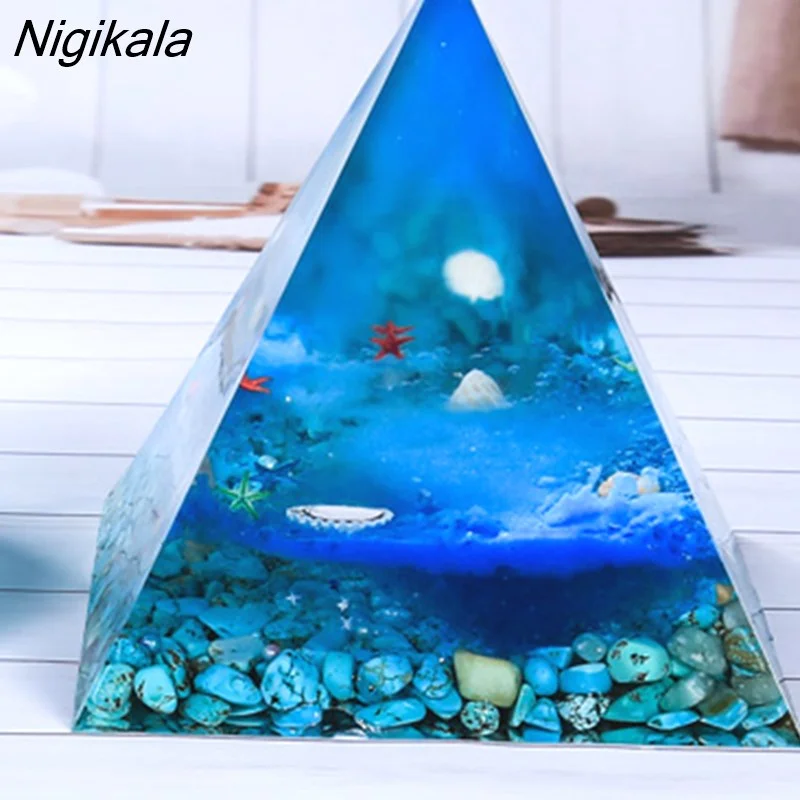 Nigikala Large Pyramid Resin Mold Casting Silicone Jewelry Molds Making ...