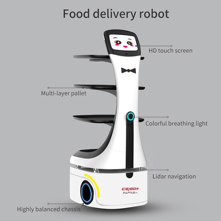 Intelligent restaurant delivery robot commercial waiter robot factory ...