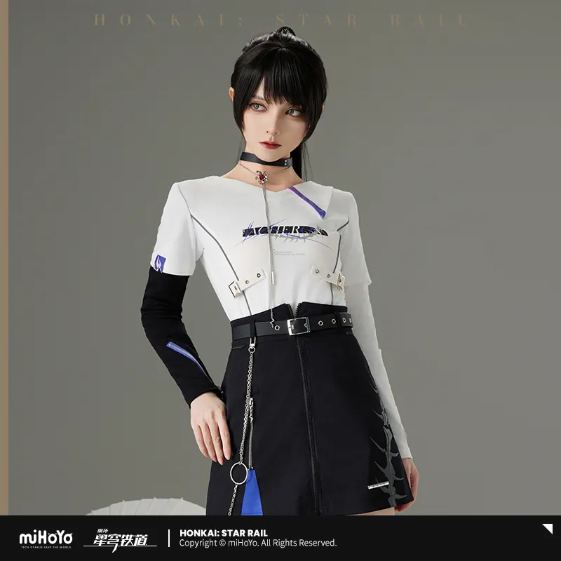 Acheron Theme Impression Series Long-Sleeved T-shirt [Original Honkai ...