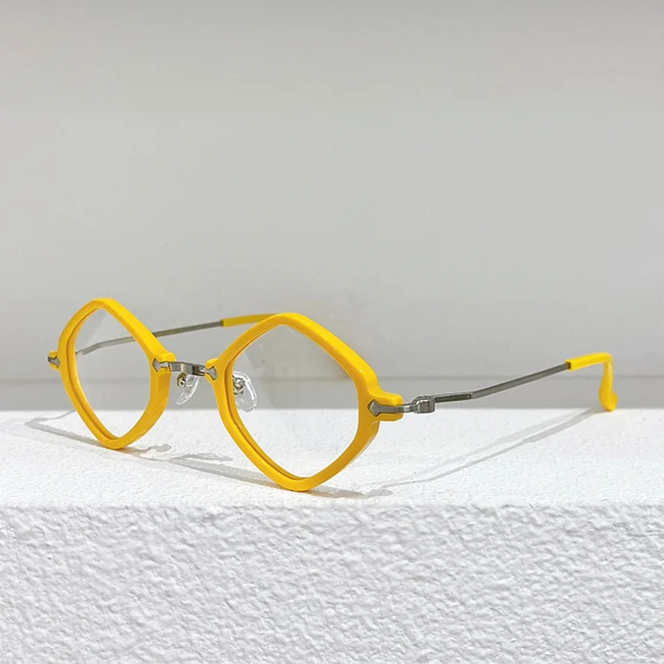 Japanese Style Top Quality Titanium Acetate Diamond Eyeglasses Frames ...