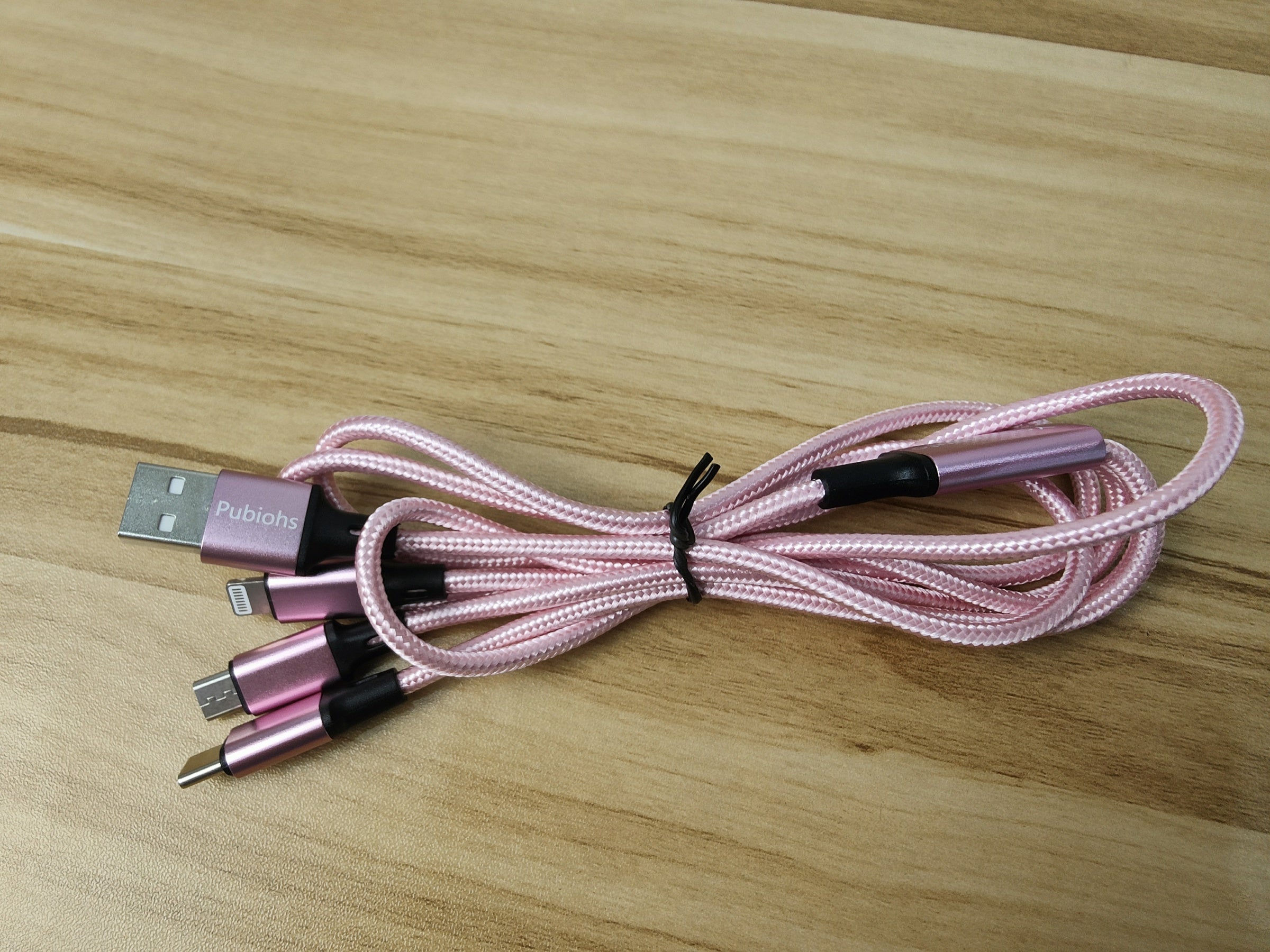 Pubiohs USB Cables for Cellphones, Nylon Woven Cable Data Transfer ...