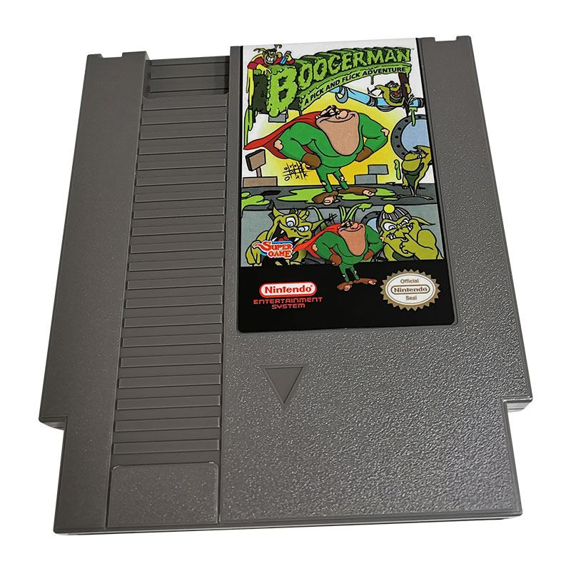 8 Bit NES Game Card - Boogerman: A Pick and Flick Adventure - NES Games ...