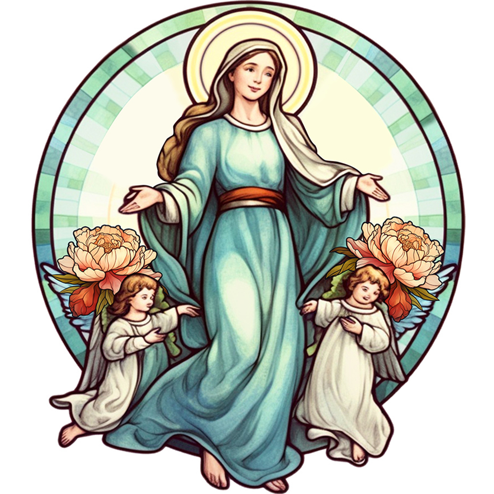 Virgin Mary - Painting By Numbers - 40*40CM