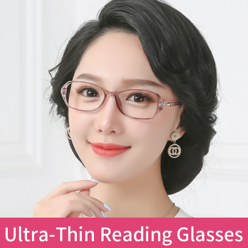 Ultra-light Reading Glasses Anti Blue Ray Anti-fatigue for Women ...