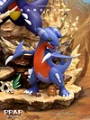 Garchomp Family - Pokemon Resin Statue - PPAP Studios [In Stock]
