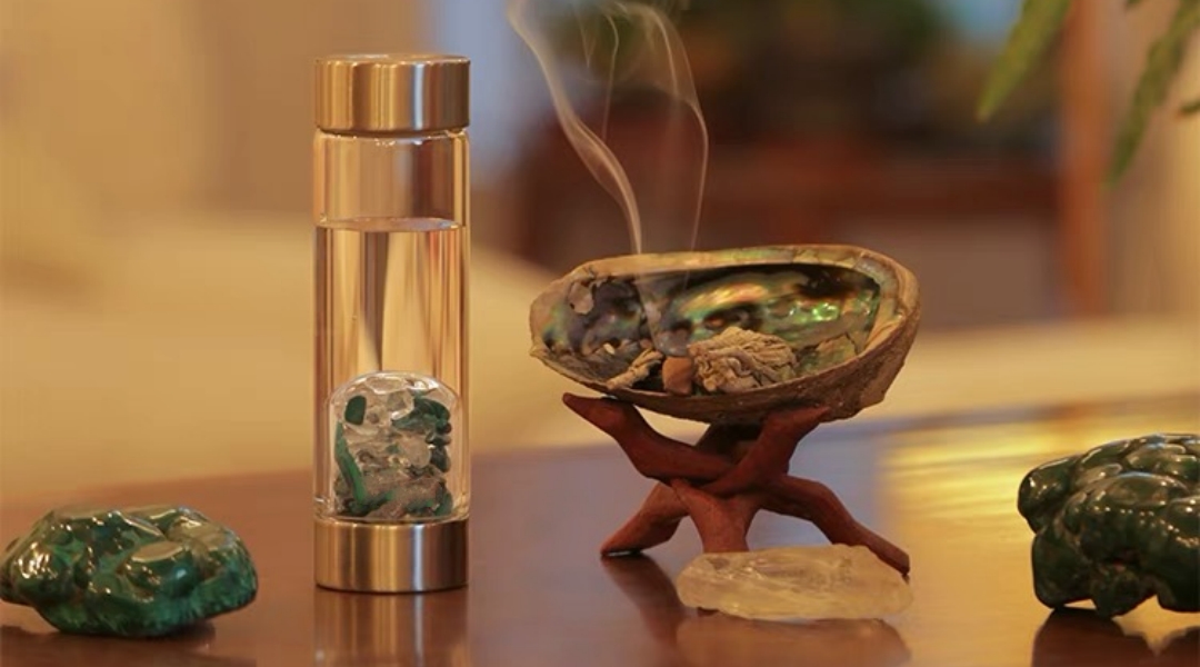 ENERGY STONE GLASS CUPS