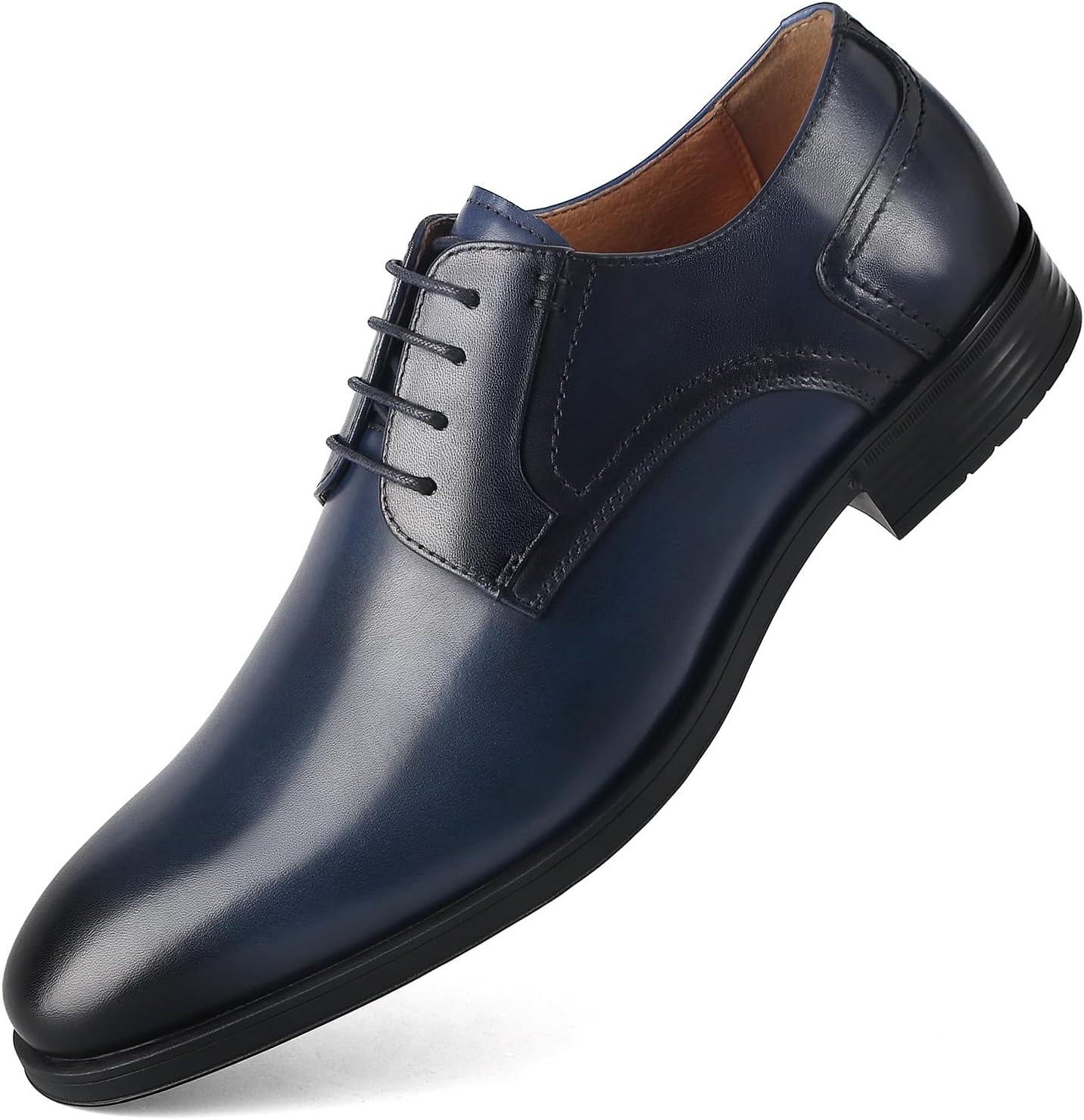 GAR BETHE Men's Slip On Oxford Dress Shoes Embossing Design Classic ...