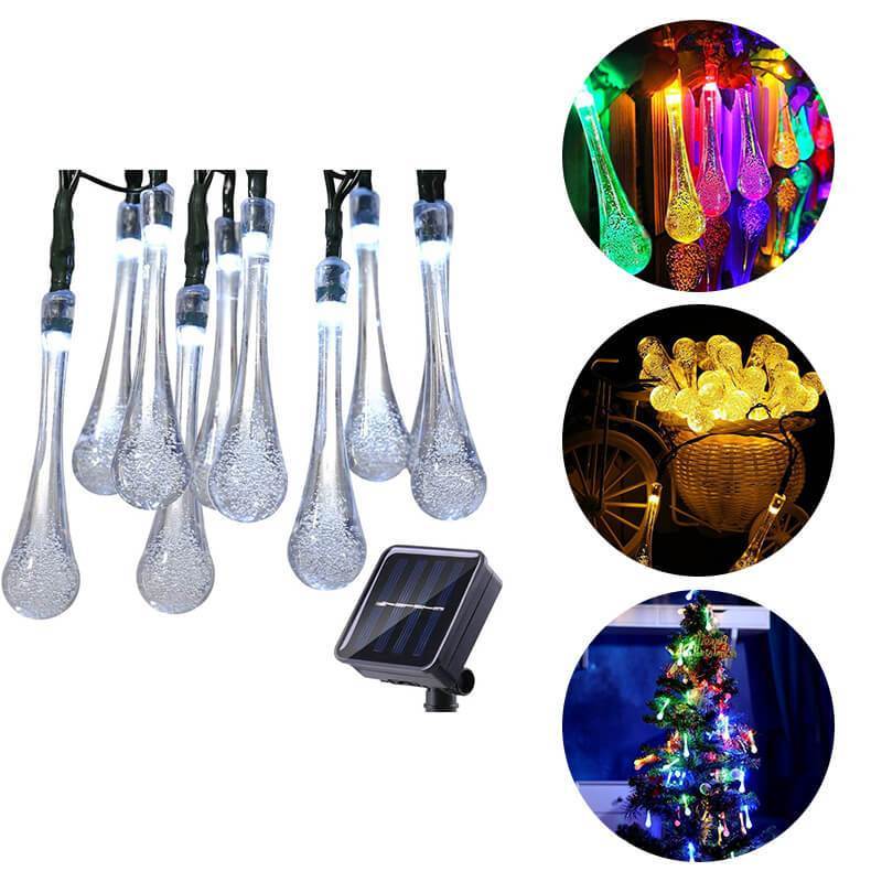 Saker Water Drop Solar Lights