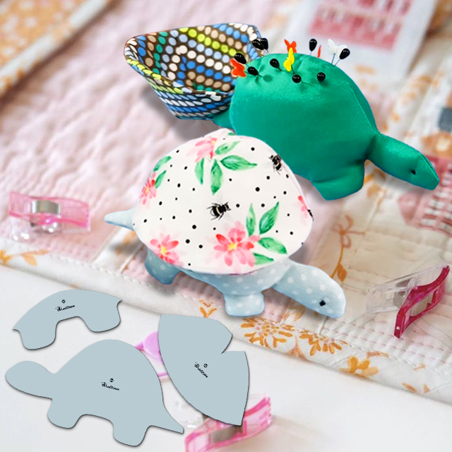 Turtle Needle Felting Template Set - With Instructions