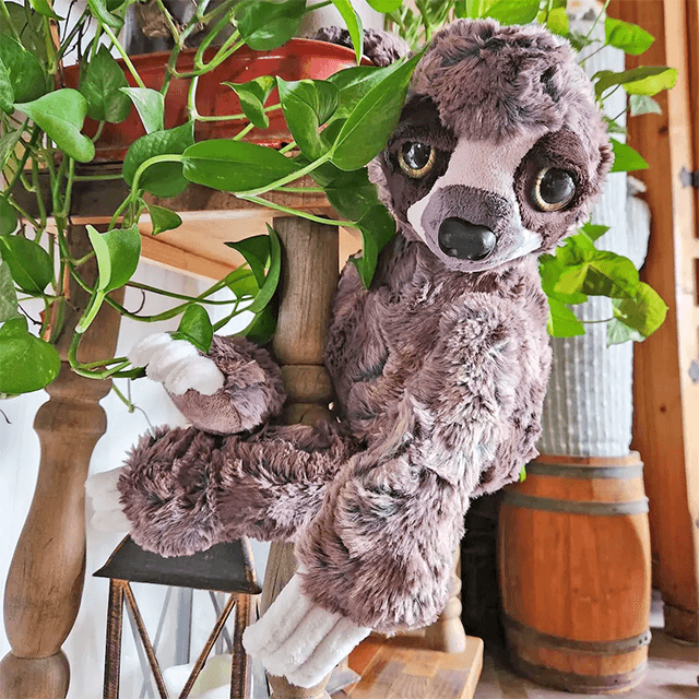 Sluggish Sloth Pudgy Plushie Template Ruler Set - With Instructions