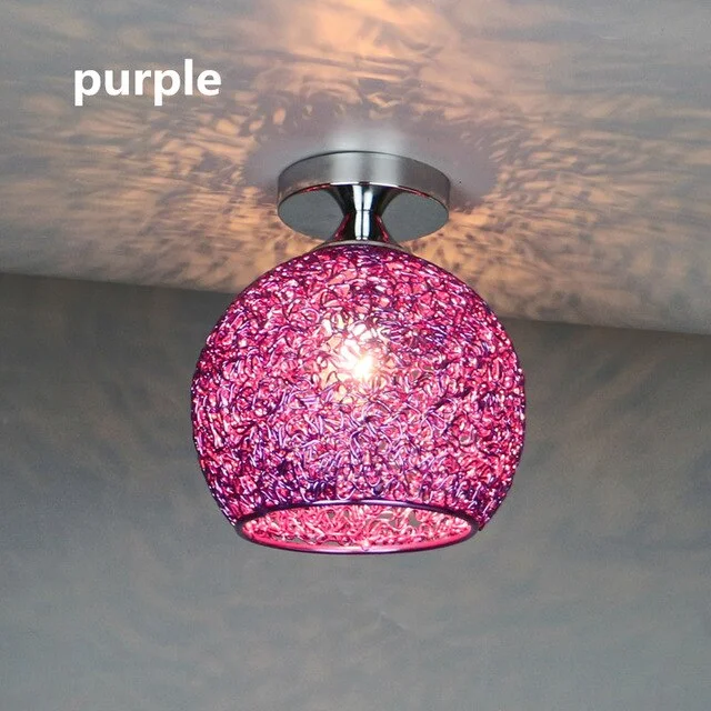 Modern LED Colorful Ceiling Light Aluminum E26/27 Kitchen Bedroom Porch ...