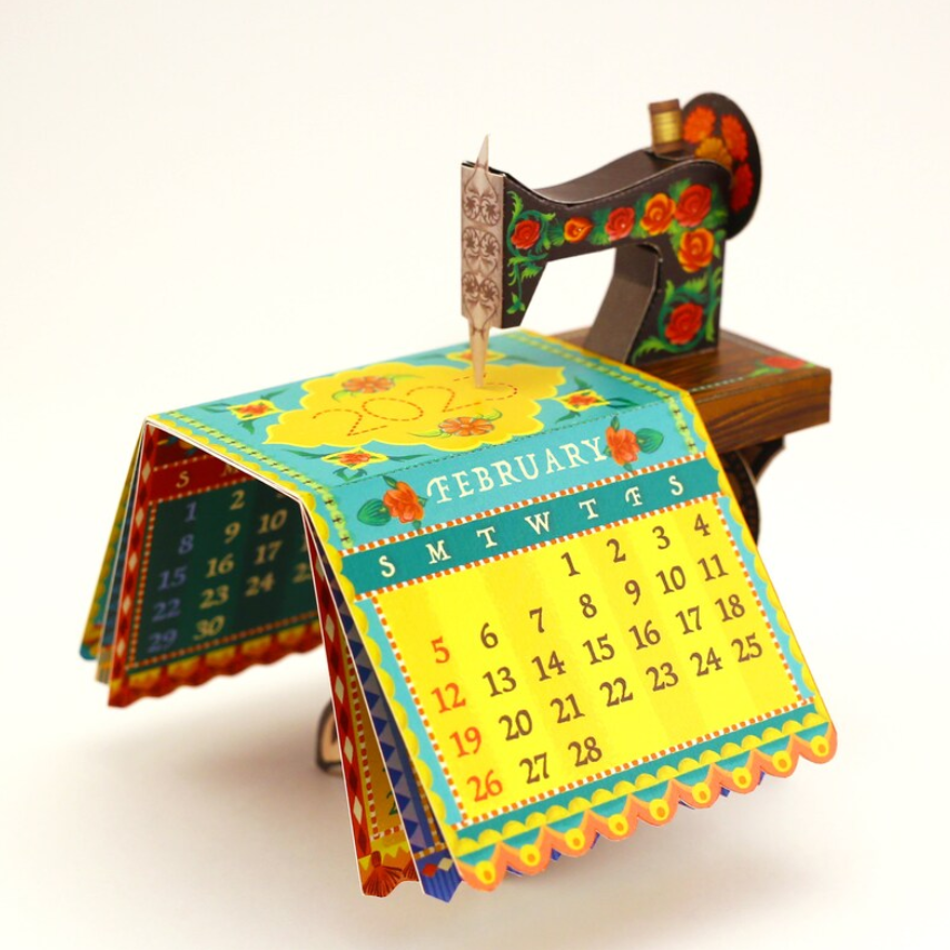 DIY 2024 Sewing Machine Calendar