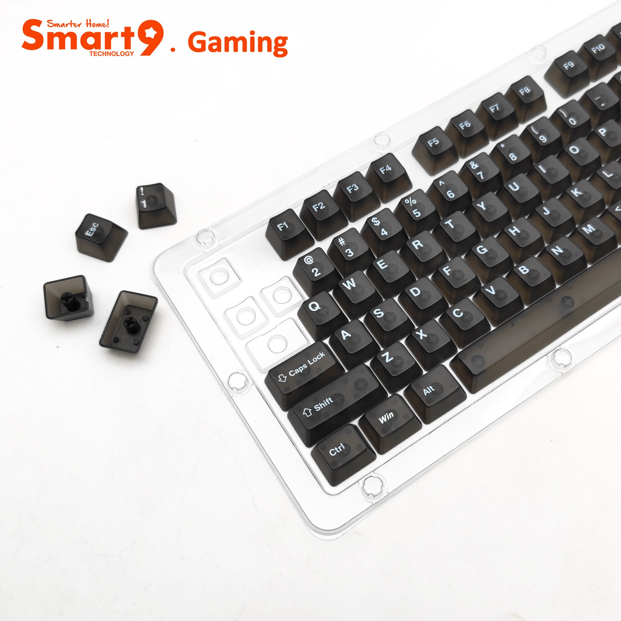 Smart9 Transparent Clear Keycaps OEM Profile in Different Colors for ...