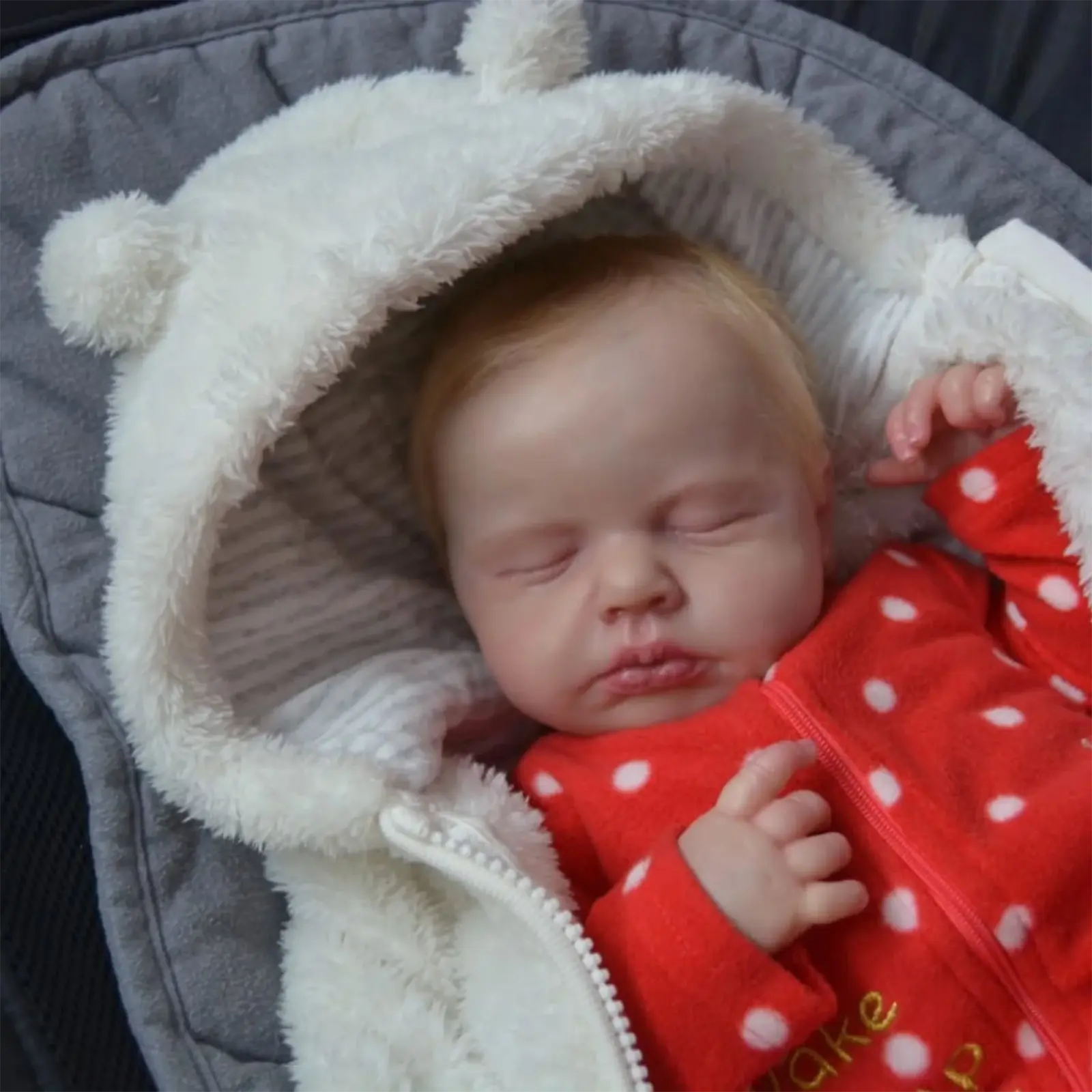 20" Reborn Lifelike Sleeping Baby Girl Gerban Cloth Body Reborn Doll ...