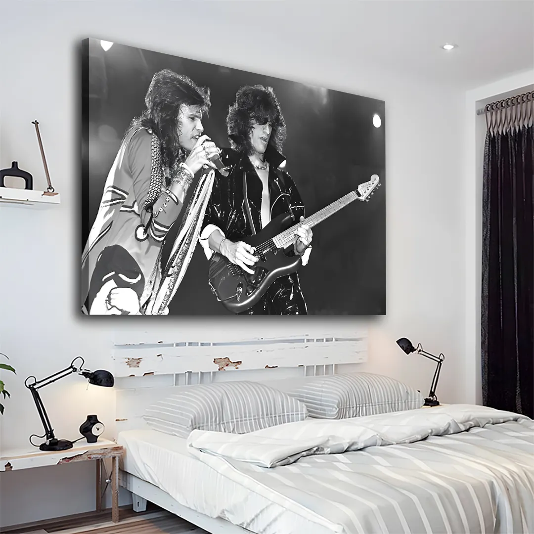 Aerosmith Tyler and Perry Canvas Wall Art