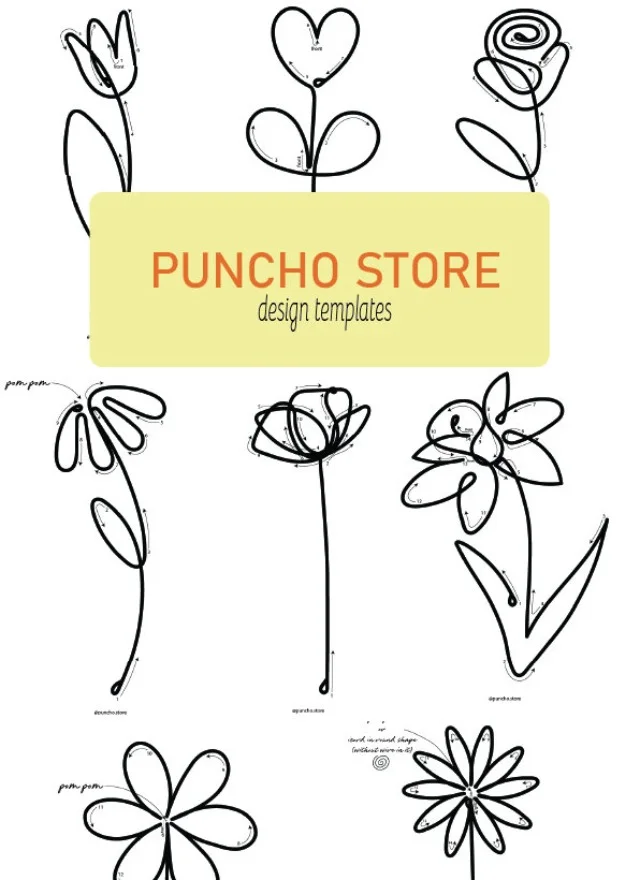 Printable Wire Art Template Bundle | Wire bending figure patterns ...
