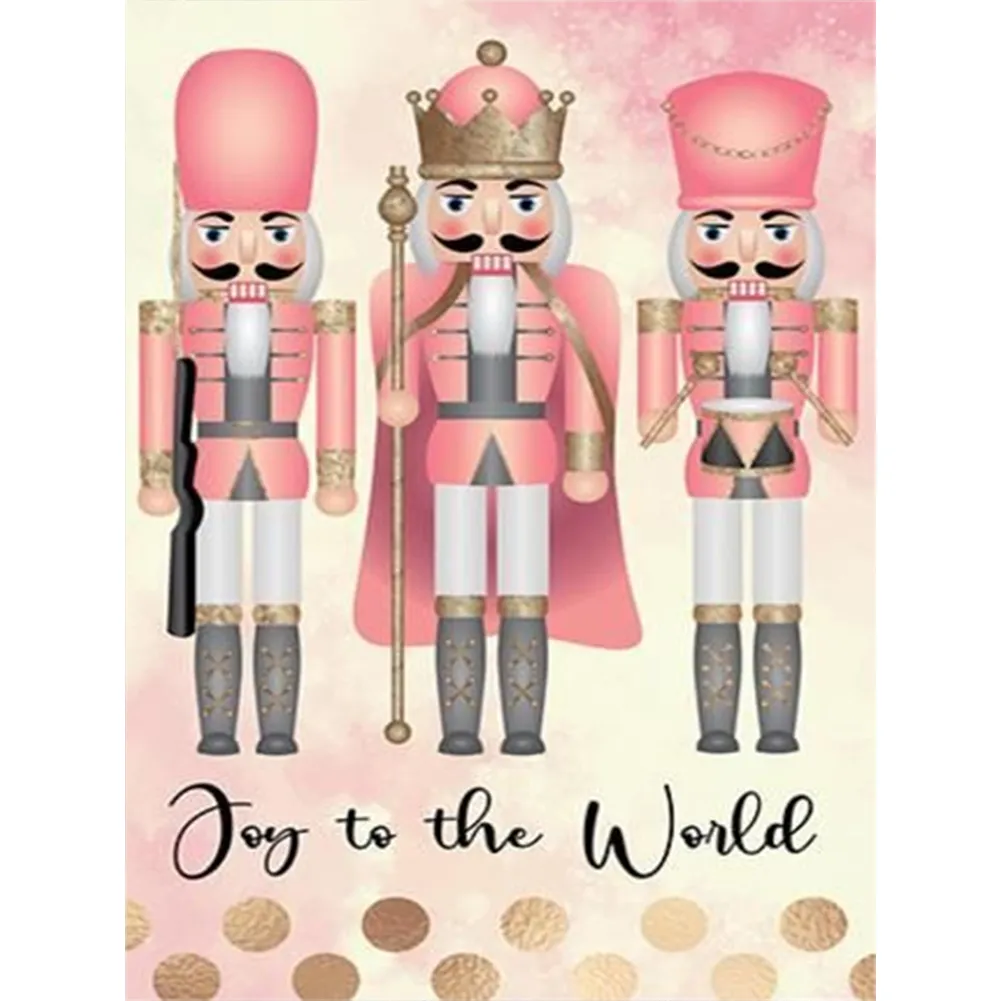 Christmas Nutcracker (canvas) full round or square drill diamond painting