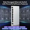 8-Port 2.5Gb Web Managed Switch with 10G SFP+, Aluminum Alloy Cooling ...