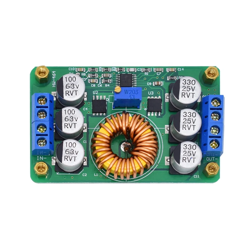 3D Printer DC DC Converter Step Down Input 16-40V Output 1.0-12V 6A Synchronous Rectification ...