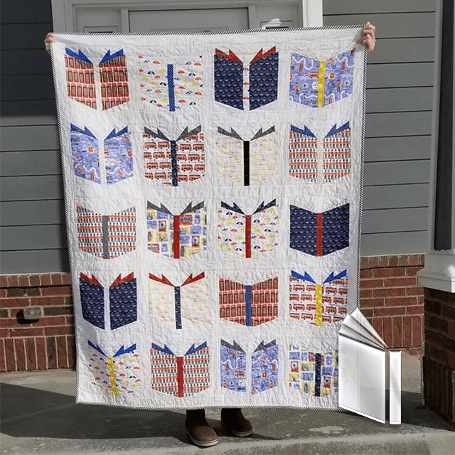 DIY Story Books Quilt Template Set-With Instructions