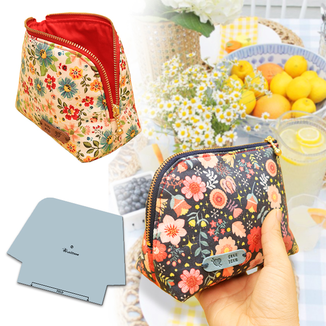 DIY Exquisite Zipper Bag Template-With Instructions