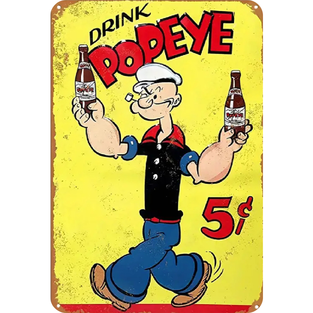 Popeye - Metal Tin Signs(8*12Inch/12*16Inch)