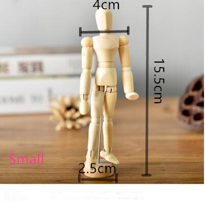 Wooden Hand Man Wood Drawing SKETCH Mannequin Modle Artist Movable ...