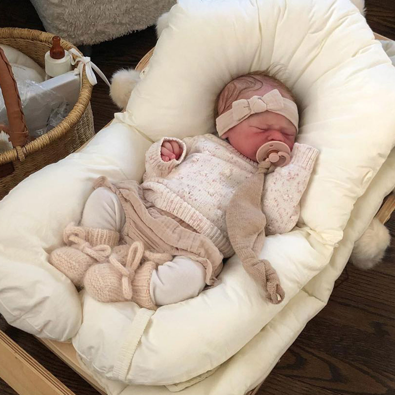 12 & 16 Inches Full Solid Silicone Newborn Baby Doll Boy or Girl Tullin ...