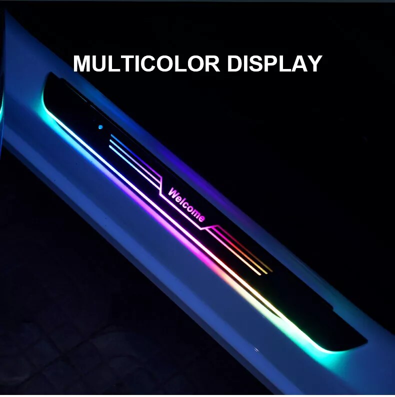 Customized car door illuminated sill lights logo projector lights