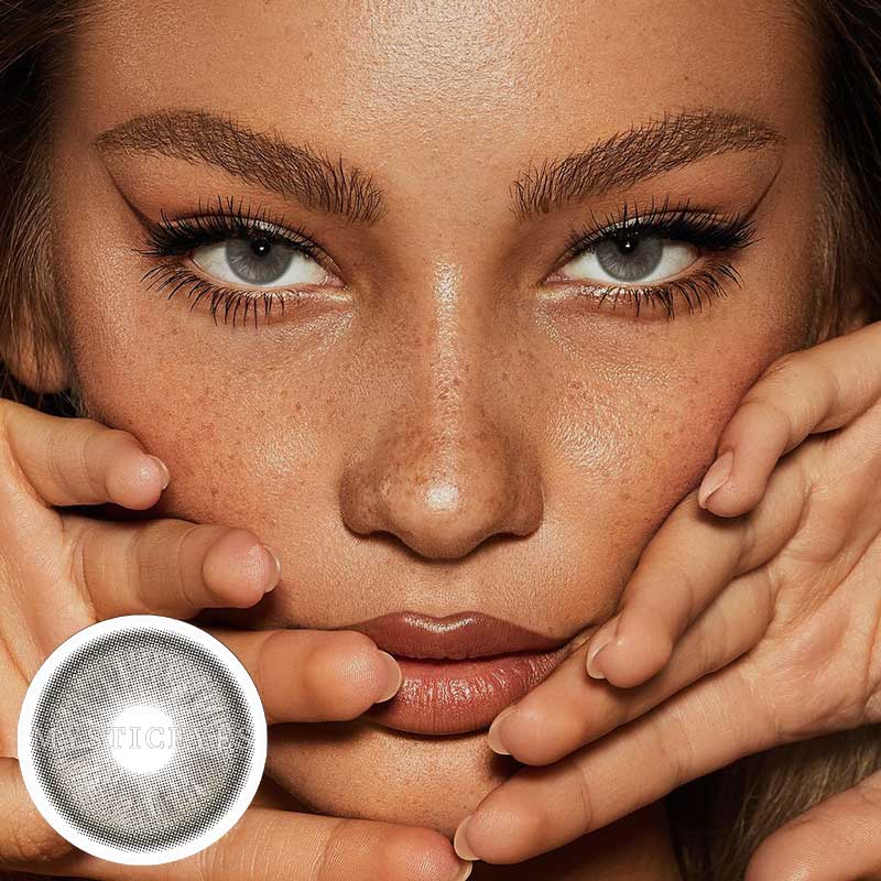 Misty Rose Gray Colored Contact Lenses