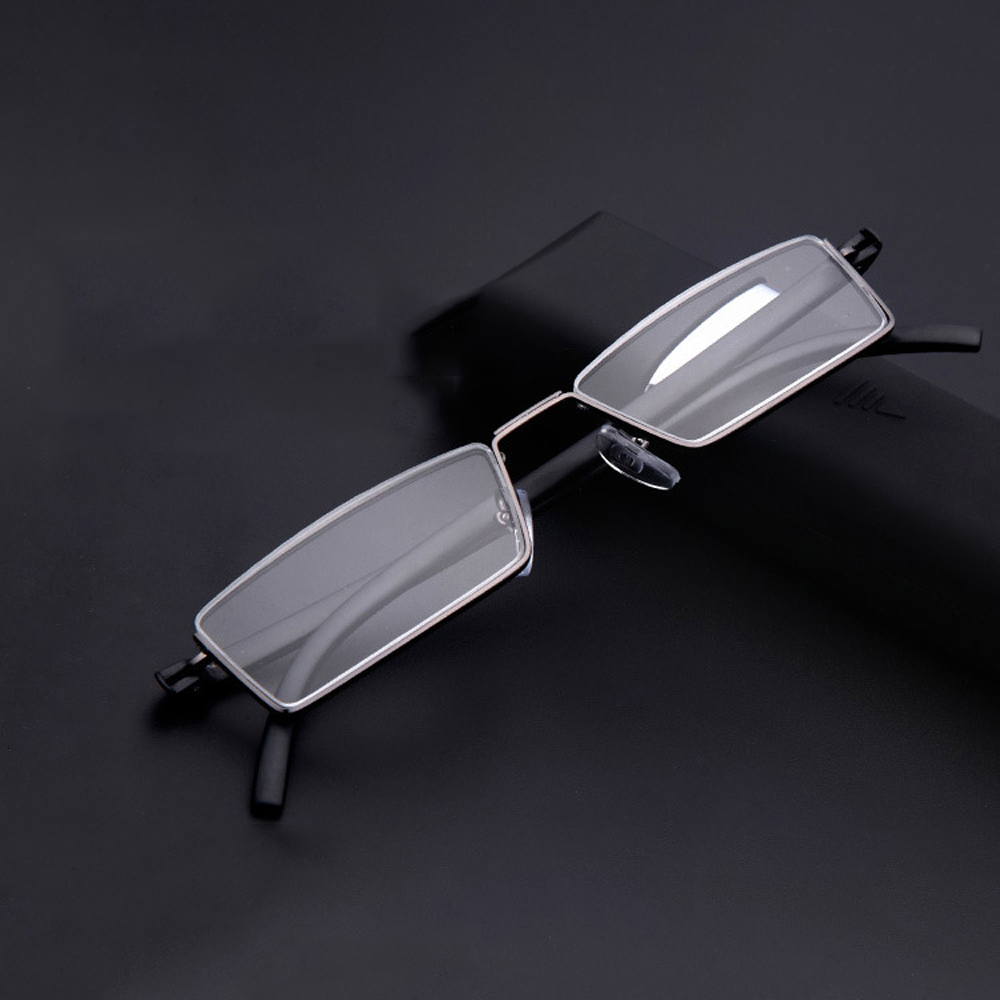 Tr90 Bendable Reading Glasses Women Men Rectangle Semi Rim Colorful ...