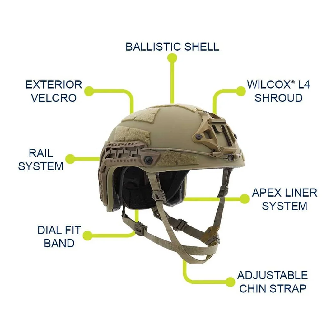 Helmetbro Ballistic Helmet and Tactical Goggles Bundle For Sale ...