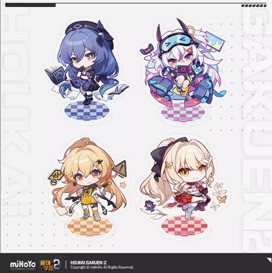 Official Honkai 2d Acrylic Stands
