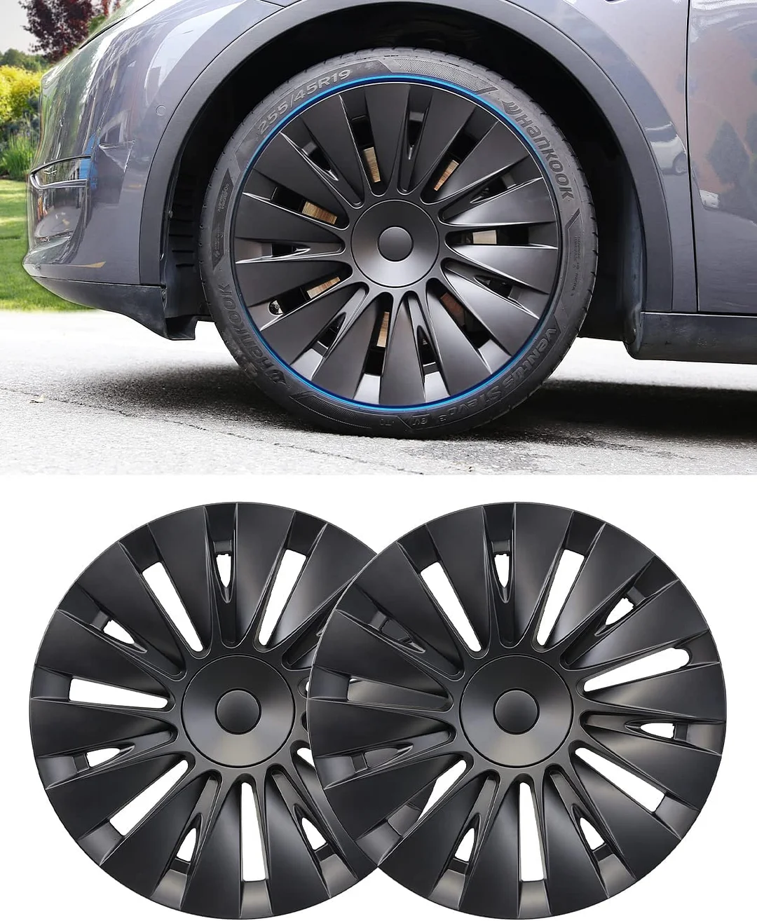 Induction Wheel Cover For Tesla Model Y 19 inch Wheel