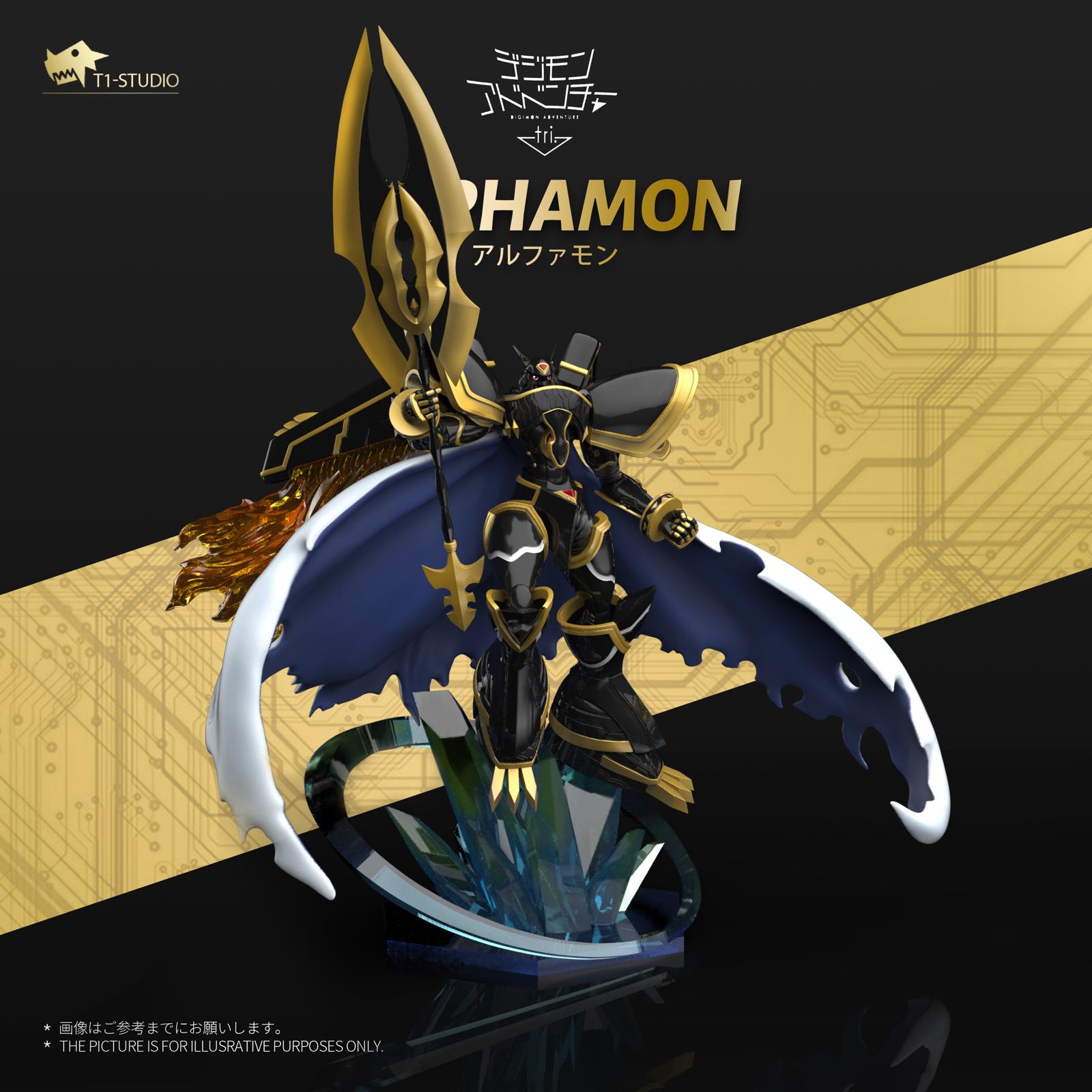 Alphamon: Ouryuken - Digimon Resin Statue - T1 Studio