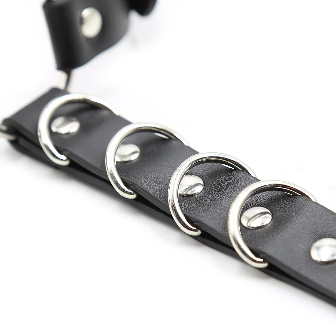 PUNK PU LEATHER BELT LEG LOOP