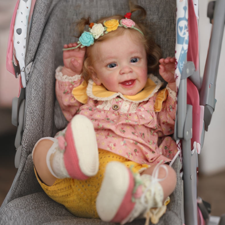 [Eyes can Opened & Closed] 20" Reborn Baby Doll Girl Llivara with ...