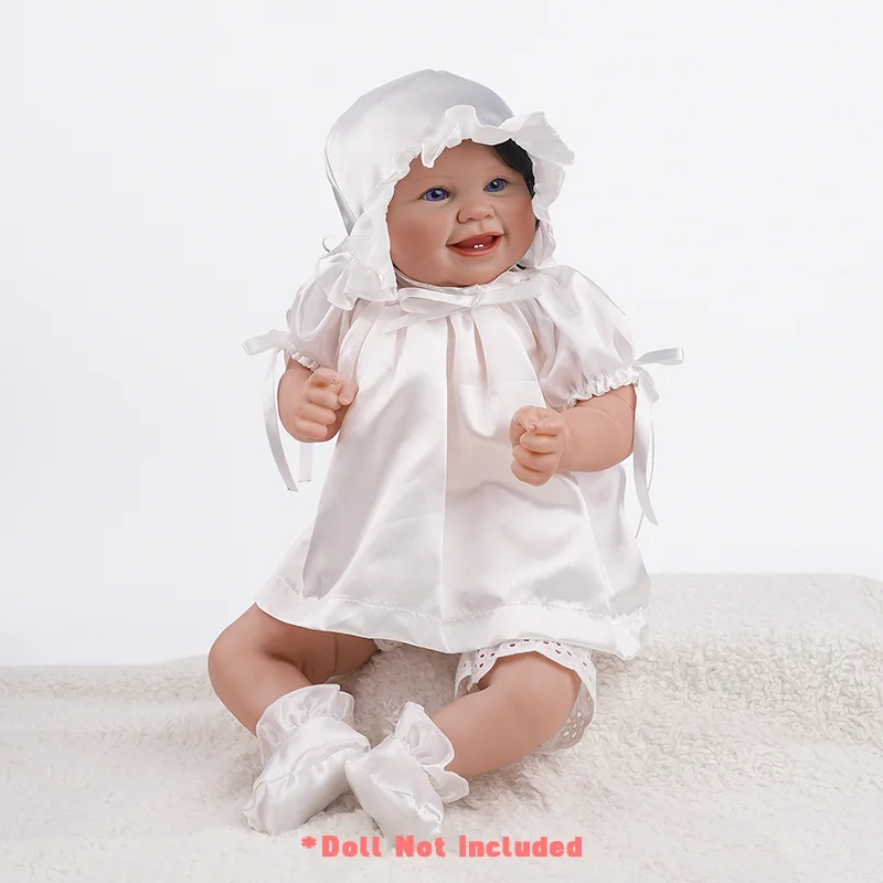 Reborn Baby Doll Clothes Outfit for 17'' Reborns Newborn Matching Clothing